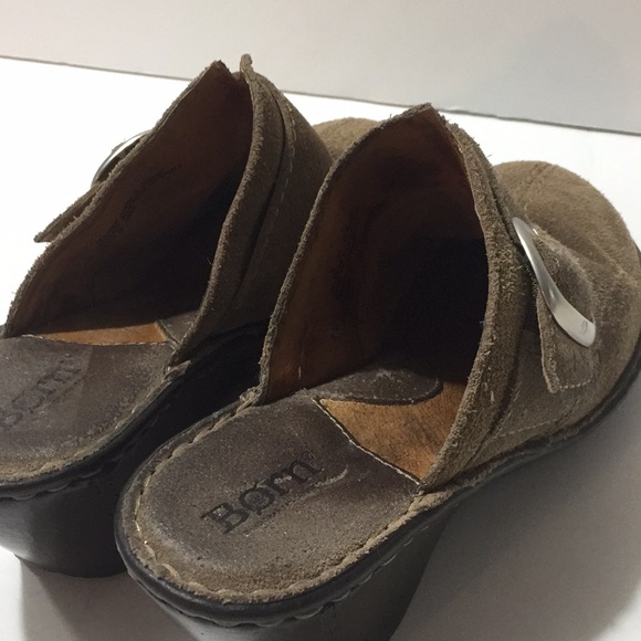 Born | Shoes | Born Mules Clogs Suede Size 8 Brown Euc | Poshmark